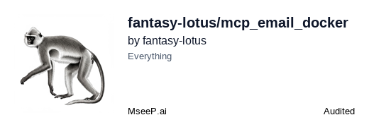 GitHub - fantasy-lotus/mcp-email-docker: 基于Typescript实现的Notify MCP ... GitHub - fantasy-lotus/mcp-email-docker: 基于Typescript实现的Notify MCP ...